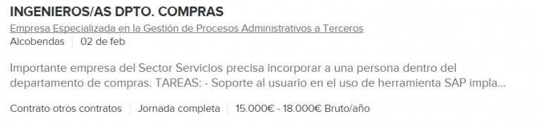 Curso SAP en Madrid - Precio de formación presencial